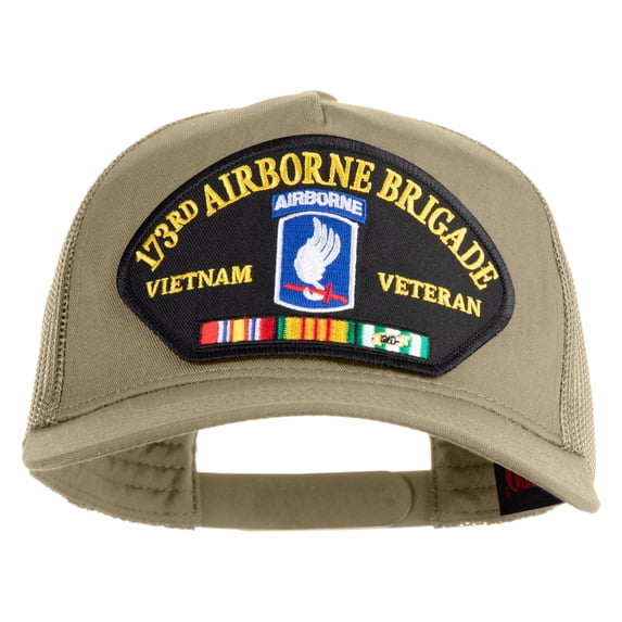 173rd Airborne Brigade Vietnam Veteran Patched Solid Cotton Twill 5 ...