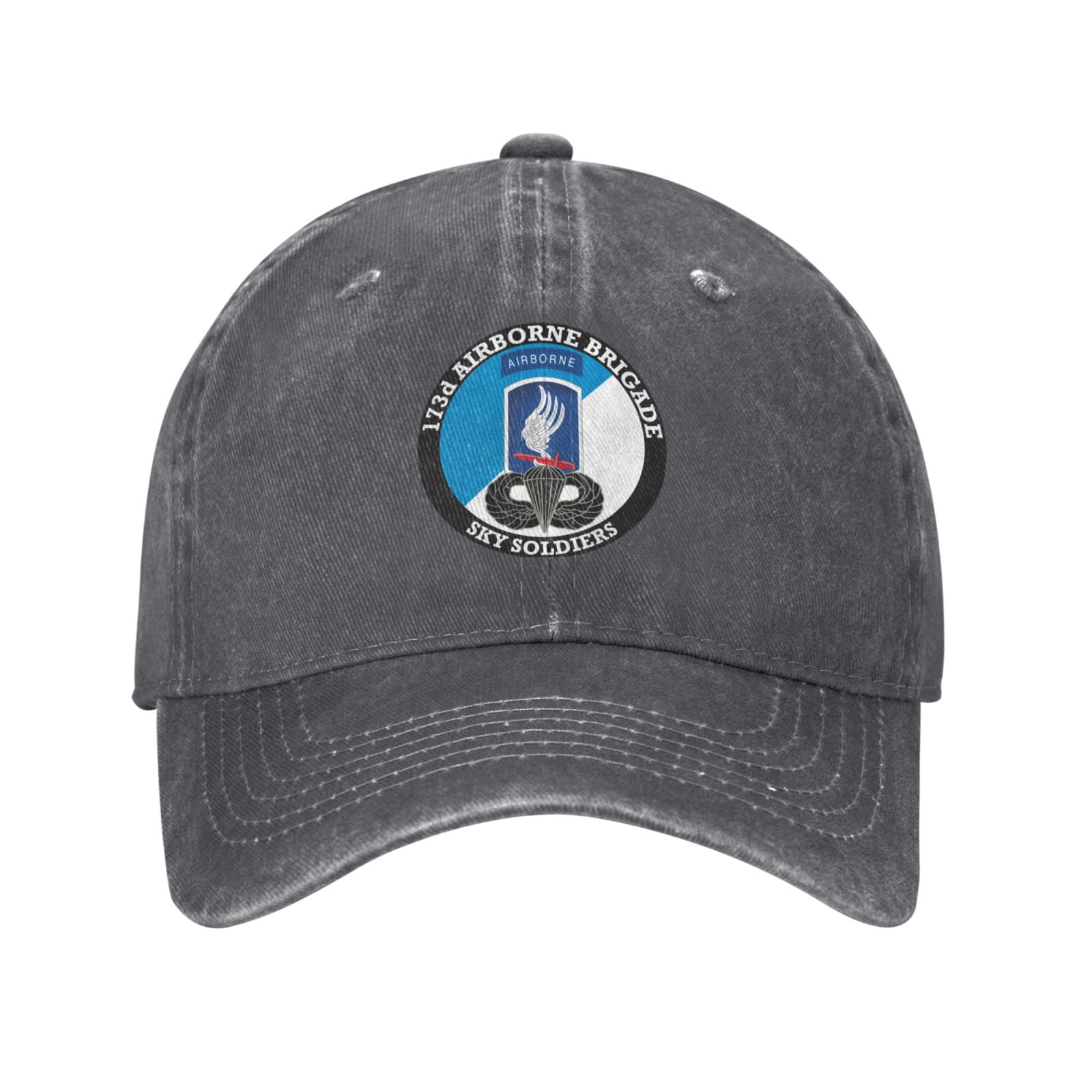 173rd-airborne-brigade-with-jump-wings-decal-44 Denim Baseball Cap ...