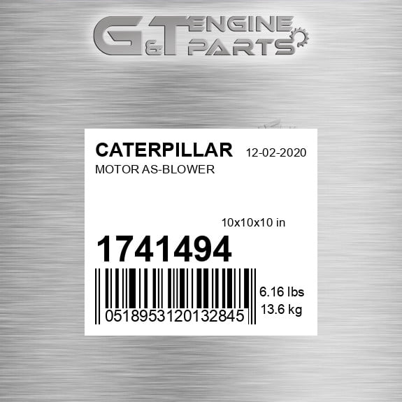 1741494 MOTOR AS-BLOWER fits CATERPILLAR (NEW AFTERMARKET) - Walmart.com