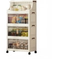 174QT Stackable Storage Bins with Lids & Rack, 4 Tier Large Capacity ...