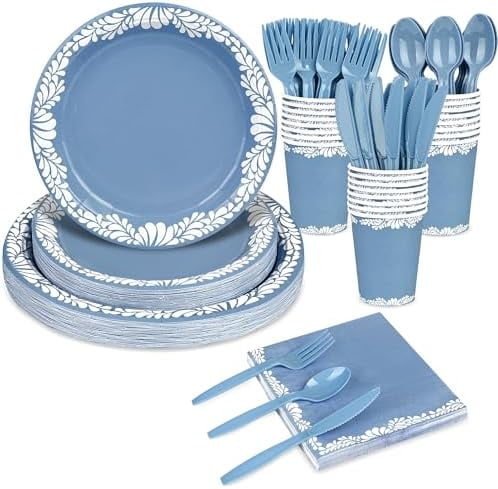 175 PCS Cielito Lindo Party Decoration Platos De Barro Mexicanos Fiesta ...