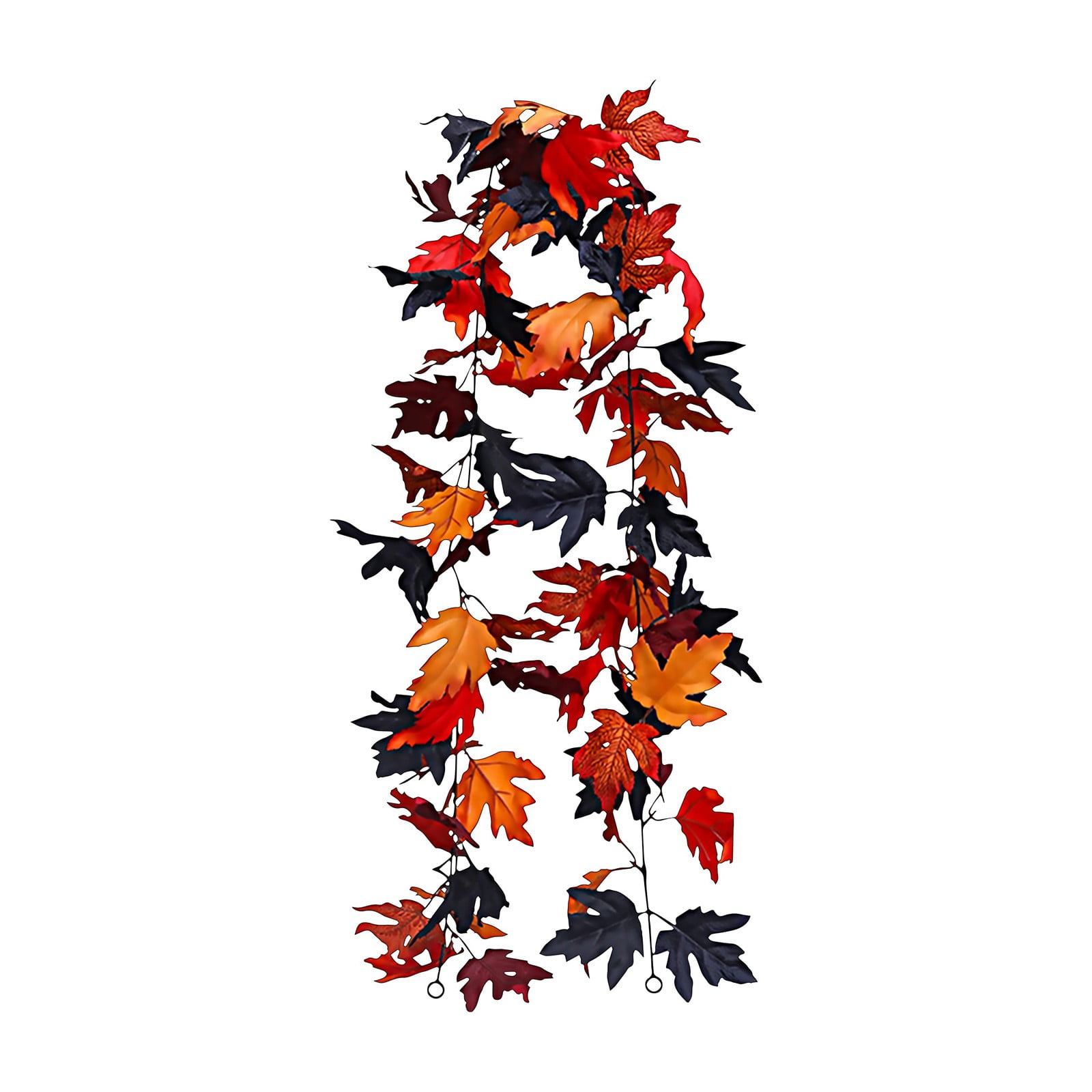 175CM/5.7Ft Faux Plants Indoor Artificial Maple Leaves Silk Flowers ...