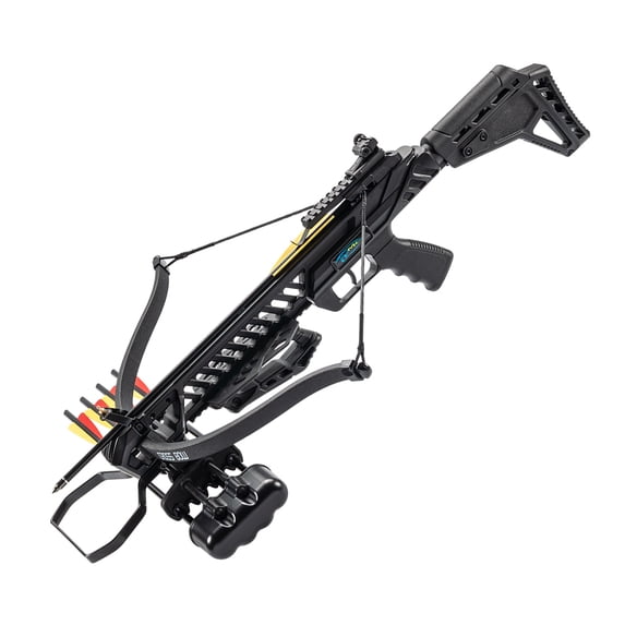 175Lbs Black Hound Recurve Crossbow Kit 255 FPS w/Scope Quiver Arrows ...