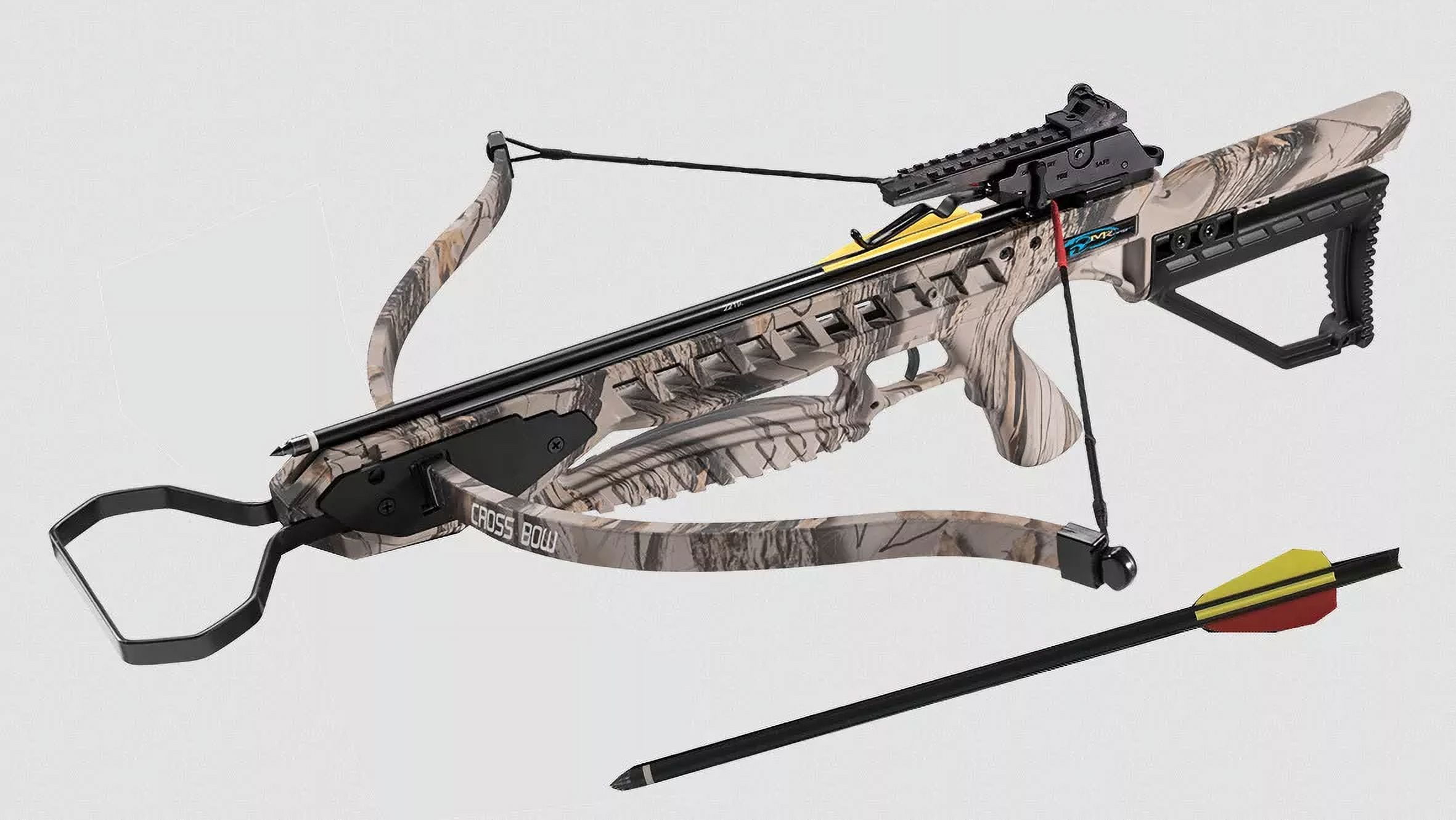 175lbs Deer Hunting Crossbow Cross Bow 245+FPS w/ Stringer, Wax 2 ...