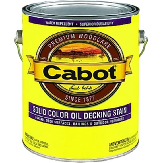 17608 1 Gallon- Med Base Solid Oil Decking Stain- 250 Voc - Walmart.com