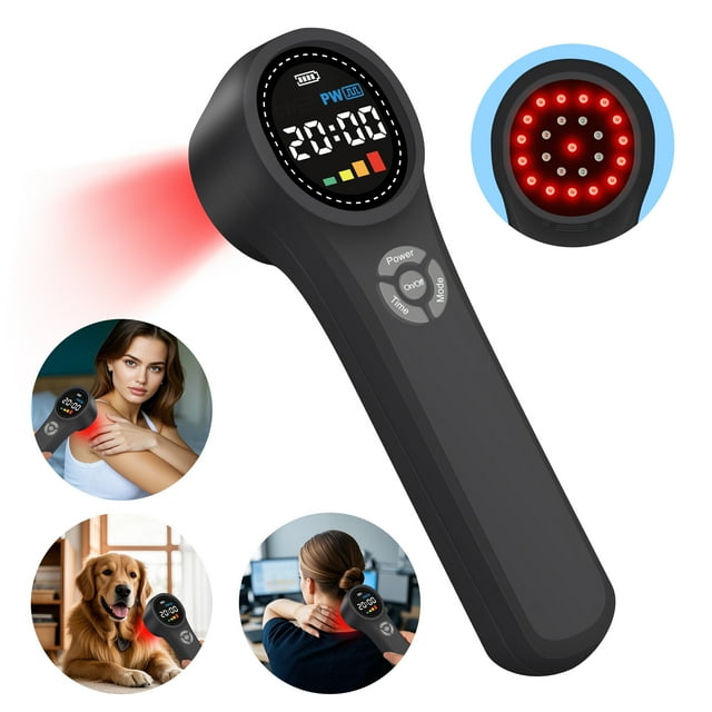 1760mW Handheld Red and Near-Infrared Light Wellness Device – Portable ...