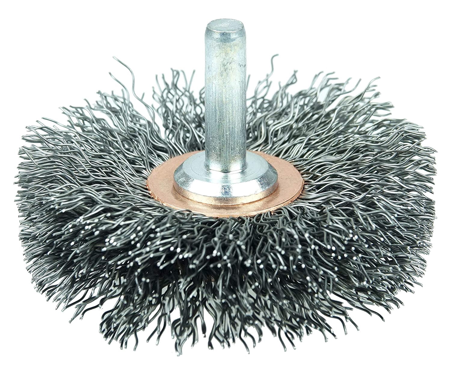 17614 2-1/2" Narrow Face Stem-Mounted Crimped Wire Wheel, .014" Steel ...