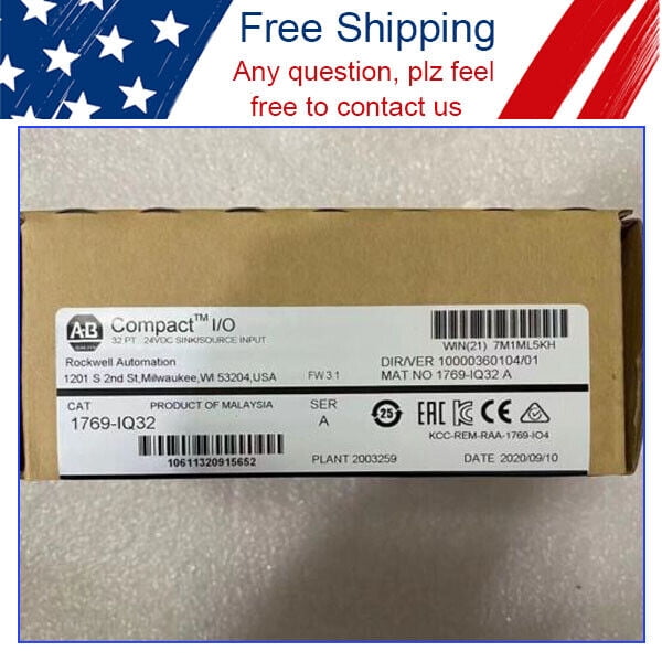 1769-IQ32 New Sealed Allen Bradley 1769-IQ32 /A CompactLogix 24V DC ...