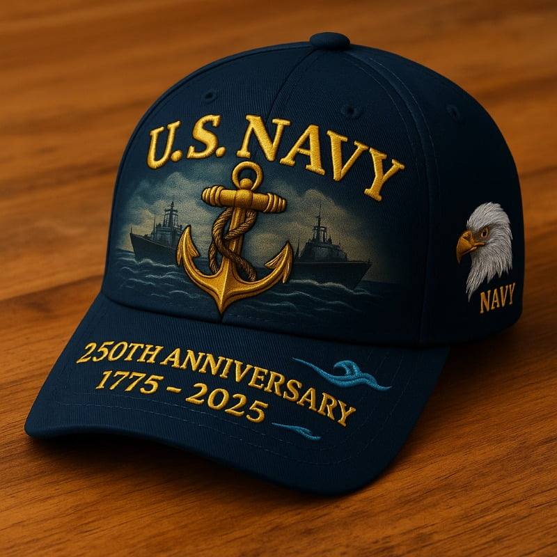 1775-2025 U.S. Navy 250th Anniversary Heritage Cap - Walmart.com