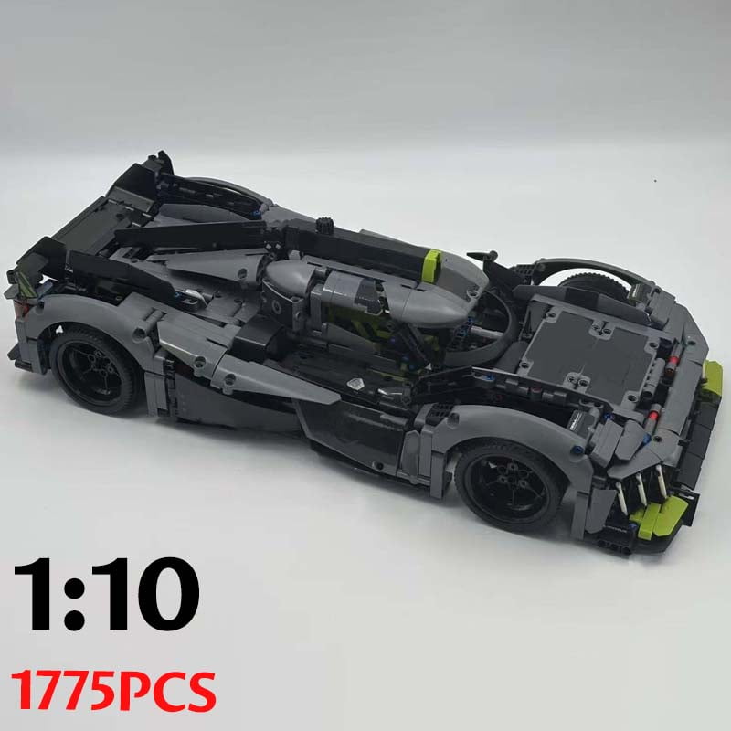 1775+Pcs Technical Super Sports Car Building Kit 1:10 Scale Race Car ...