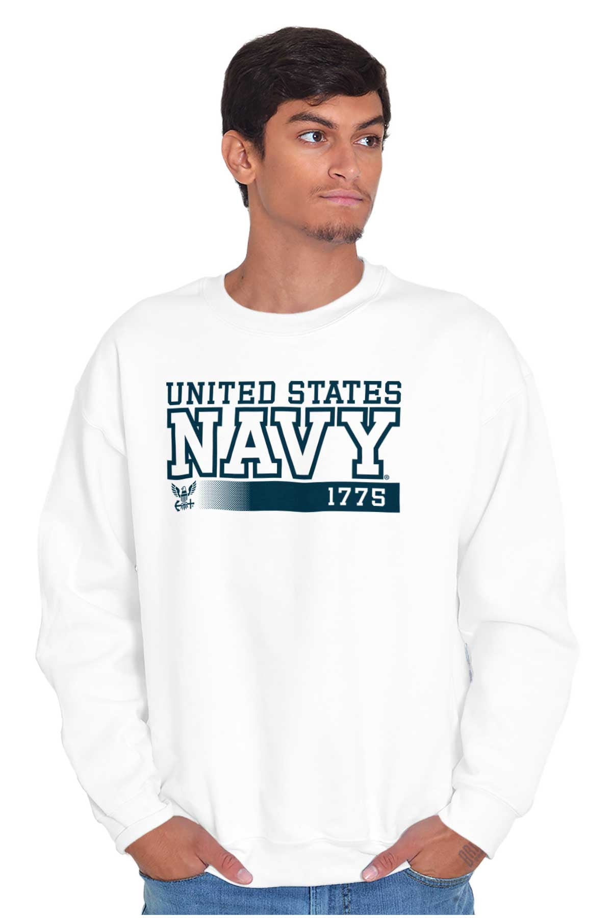 United States Navy Anchor Logo 1775 Unisex Plus Size Sweatshirt Brisco ...