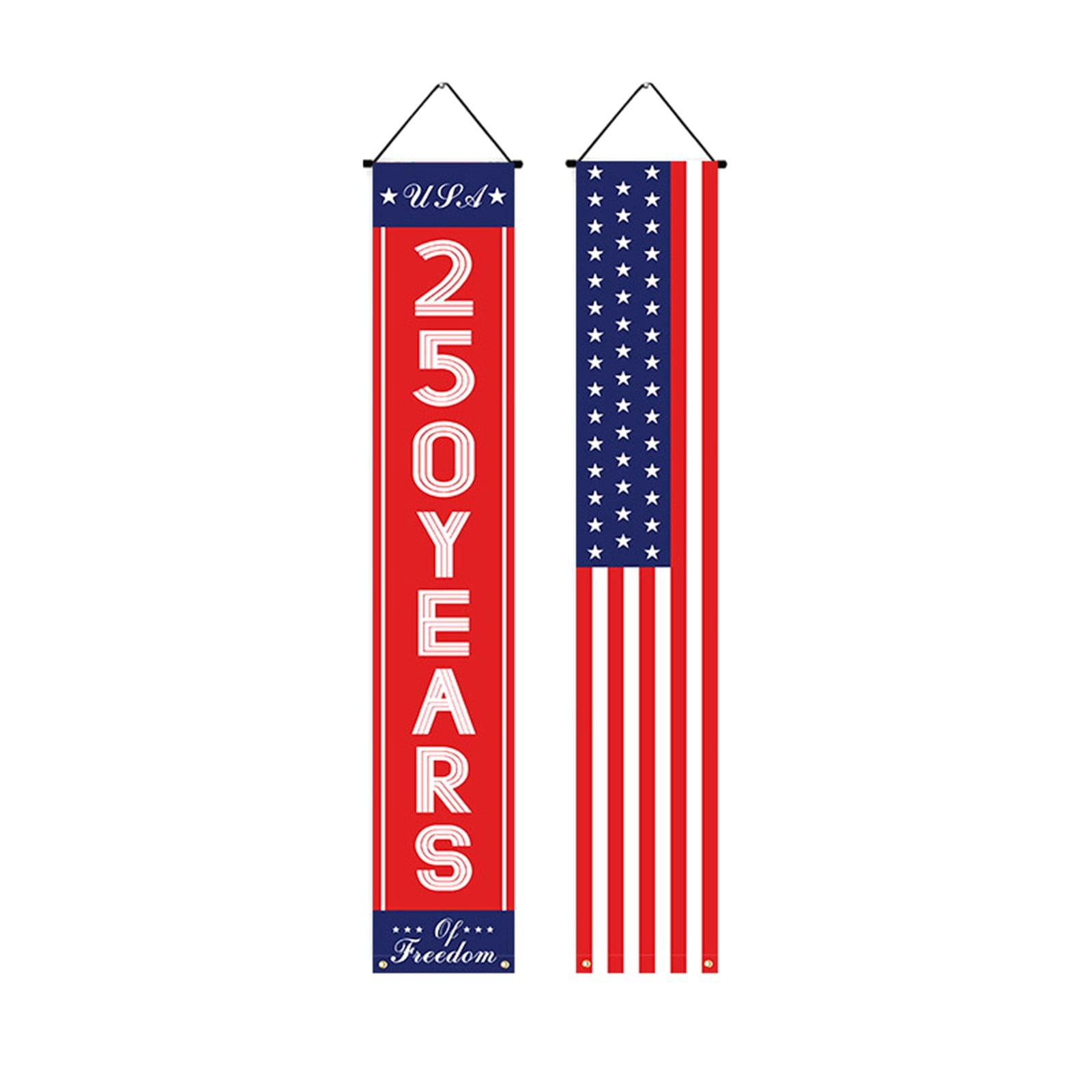1776-2026 250 Anniversary Patriotic Hanging Banner Door Sign, Porch ...