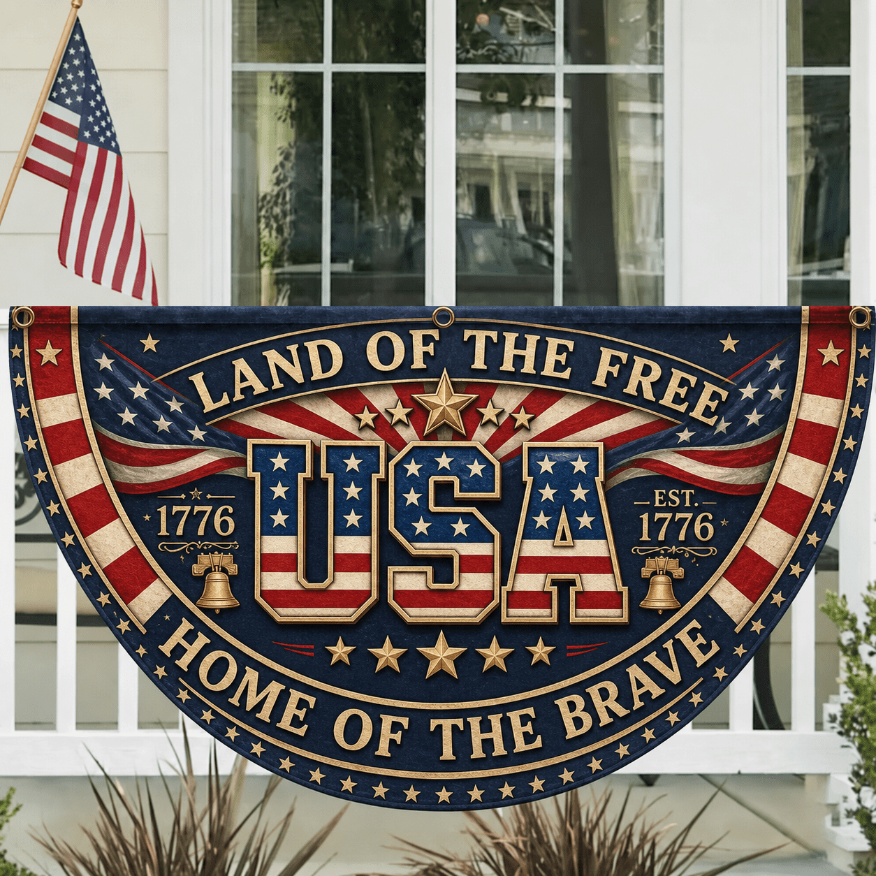 1776 2026 America 250th Anniversary Flag, Red White Blue USA Patriotic ...