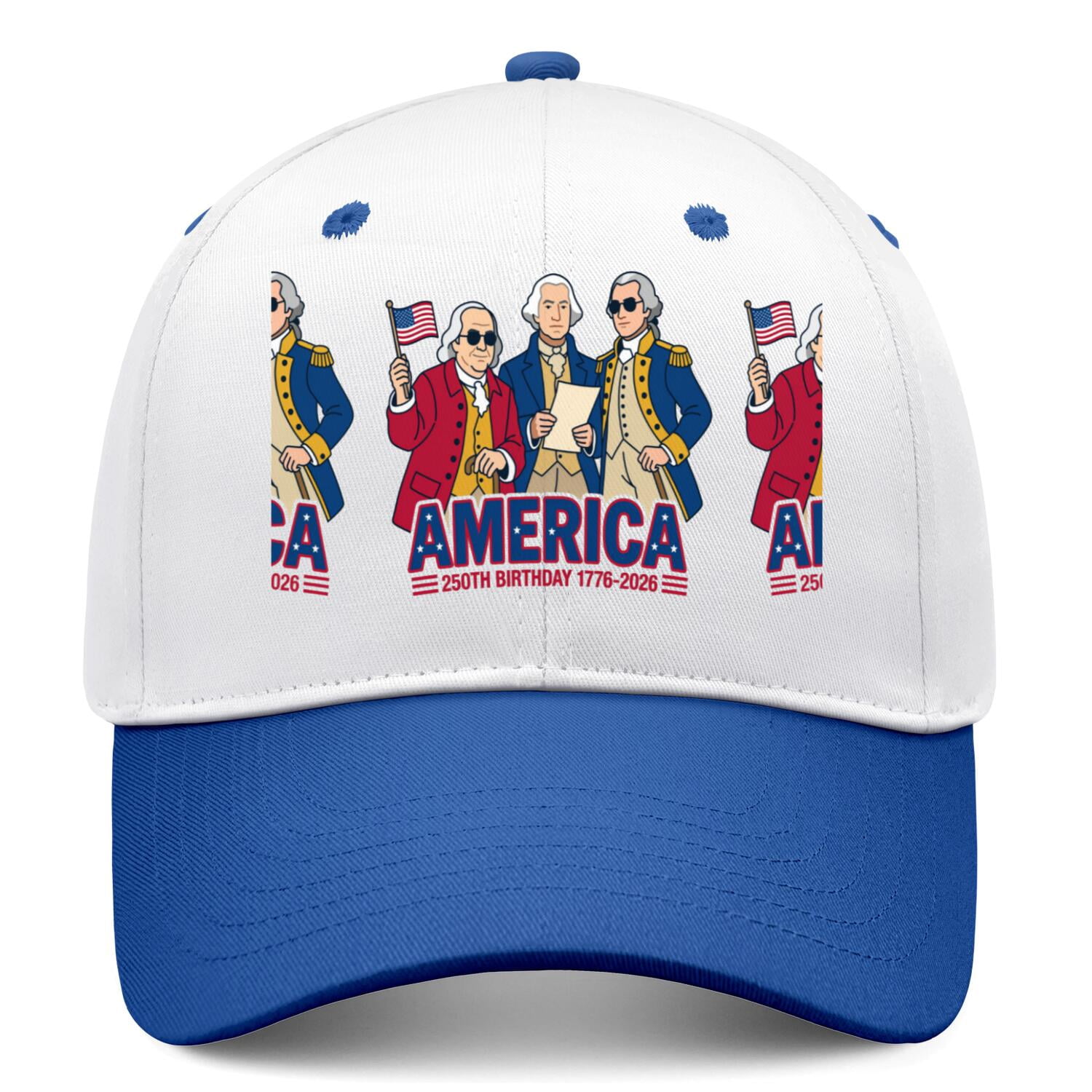 1776-2026 FOUNDING LEGACY BUILT ON FREEDOM Eagle Cap Structured 6-Panel ...