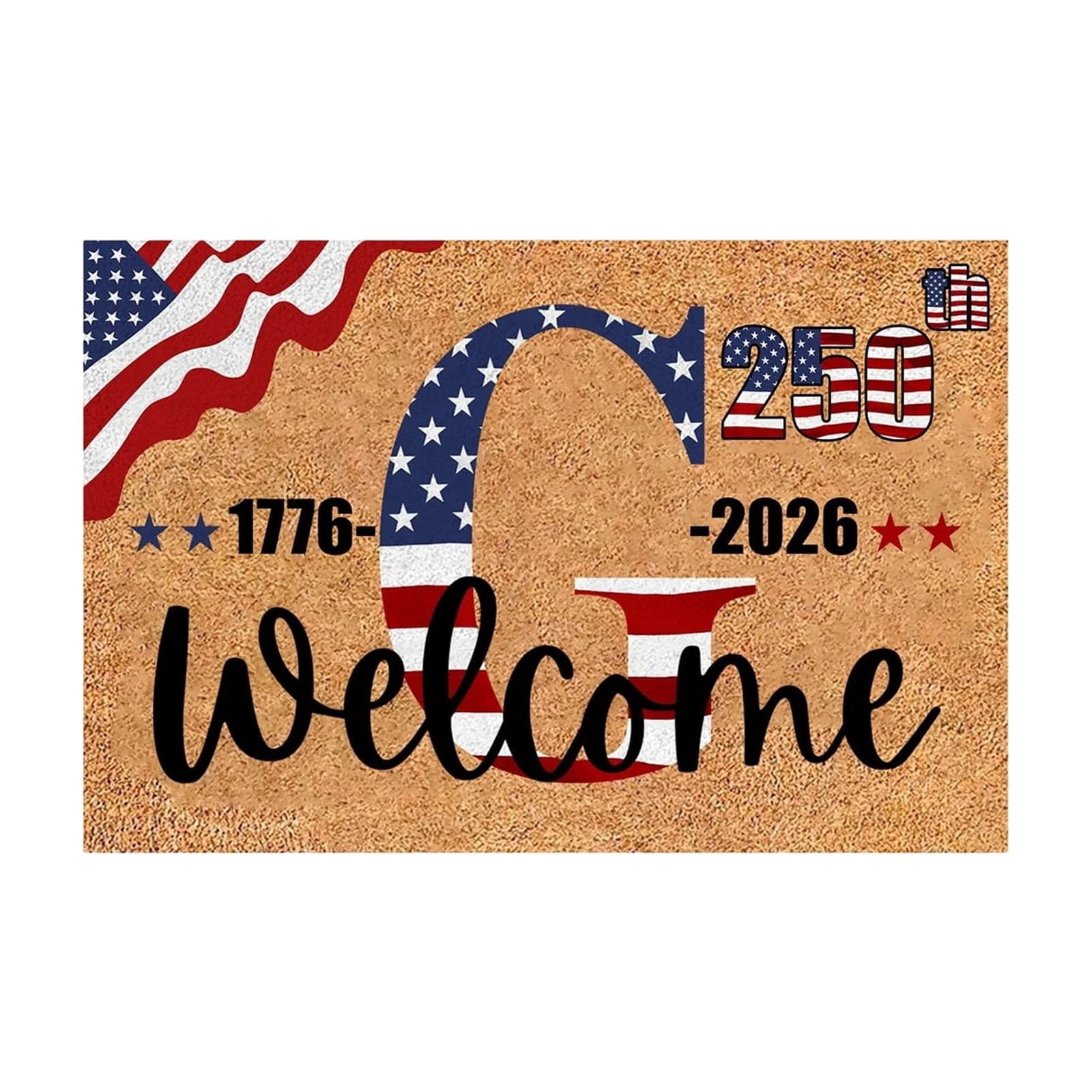 1776‑2026 Independence Day Welcome Doormat – America 250th Anniversary ...