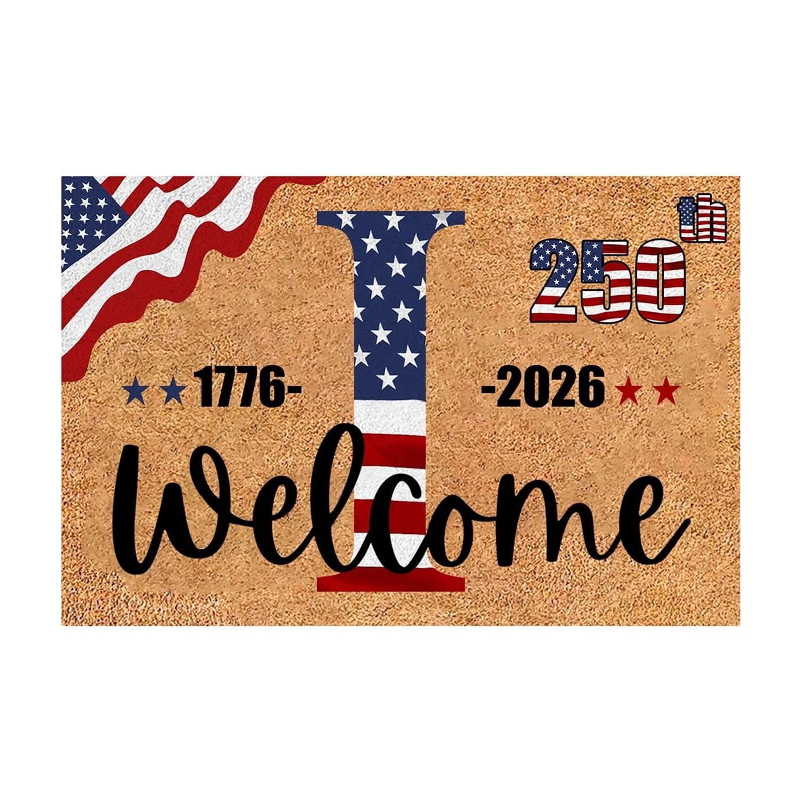 1776‑2026 Independence Day Welcome Doormat – America 250th Anniversary ...