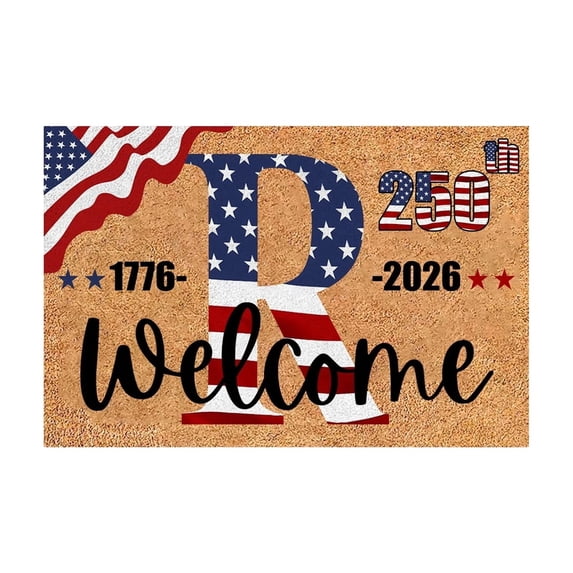1776‑2026 Independence Day Welcome Doormat – America 250th Anniversary ...