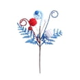 1776-2026 Patriotic Decorations USA Flag Floral Picks Red White Blue ...