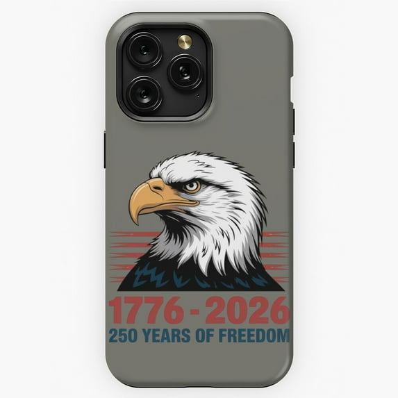 1776–2026 Patriotic Eagle 250 Liberty Design iPhone Case 17 11 12 13 14 ...