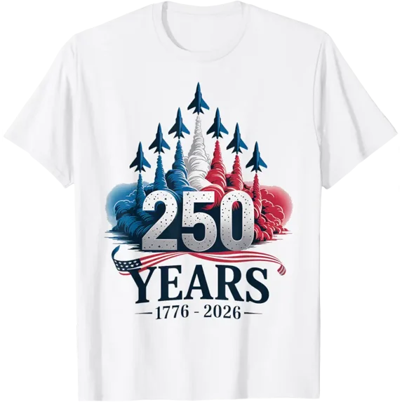 1776-2026 Patriotic USA Flag - 250 Years July 4th 2026 T-Shirt ...