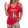1776-2026 Shirts for Women USA Flag Short Sleeve V Neck Tops ...