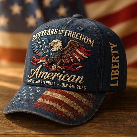1776-2026 United States 250th Anniversary Baseball Cap, Retro ...