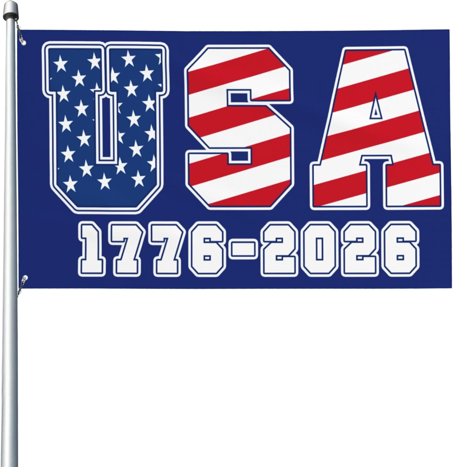 1776 2026 Usa 250th Birthday Anniversary 250 Usa Patriotic 3x5 Outdoor Flag Yard Sign Garden ...