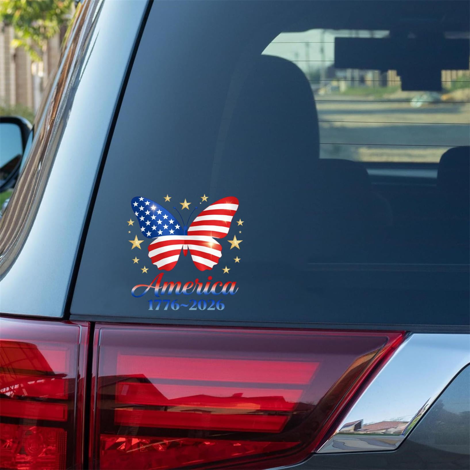 1776-2026 Usa Car Sticker 250th Anniversary Patriotic Vinyl Decals for ...