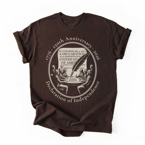 1776 250th Anniversary Declaration of Independence 2026 T-Shirt, 250 ...