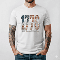 1776 America 250 Years Patriotic USA Tee Vintage Flag Independence Day ...