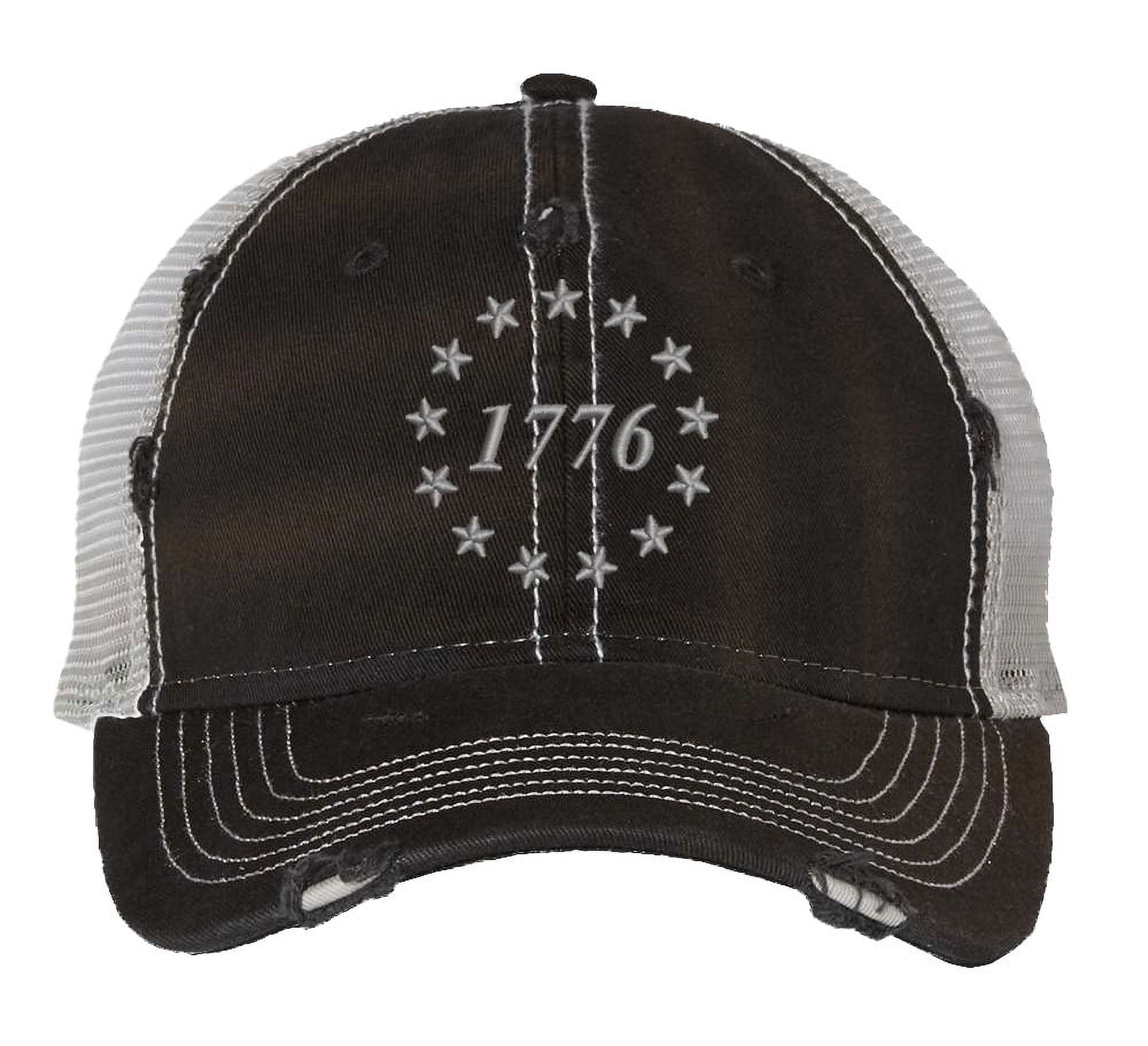 1776 Declaration of Independence Distressed Trucker Hat, Patriotic ...