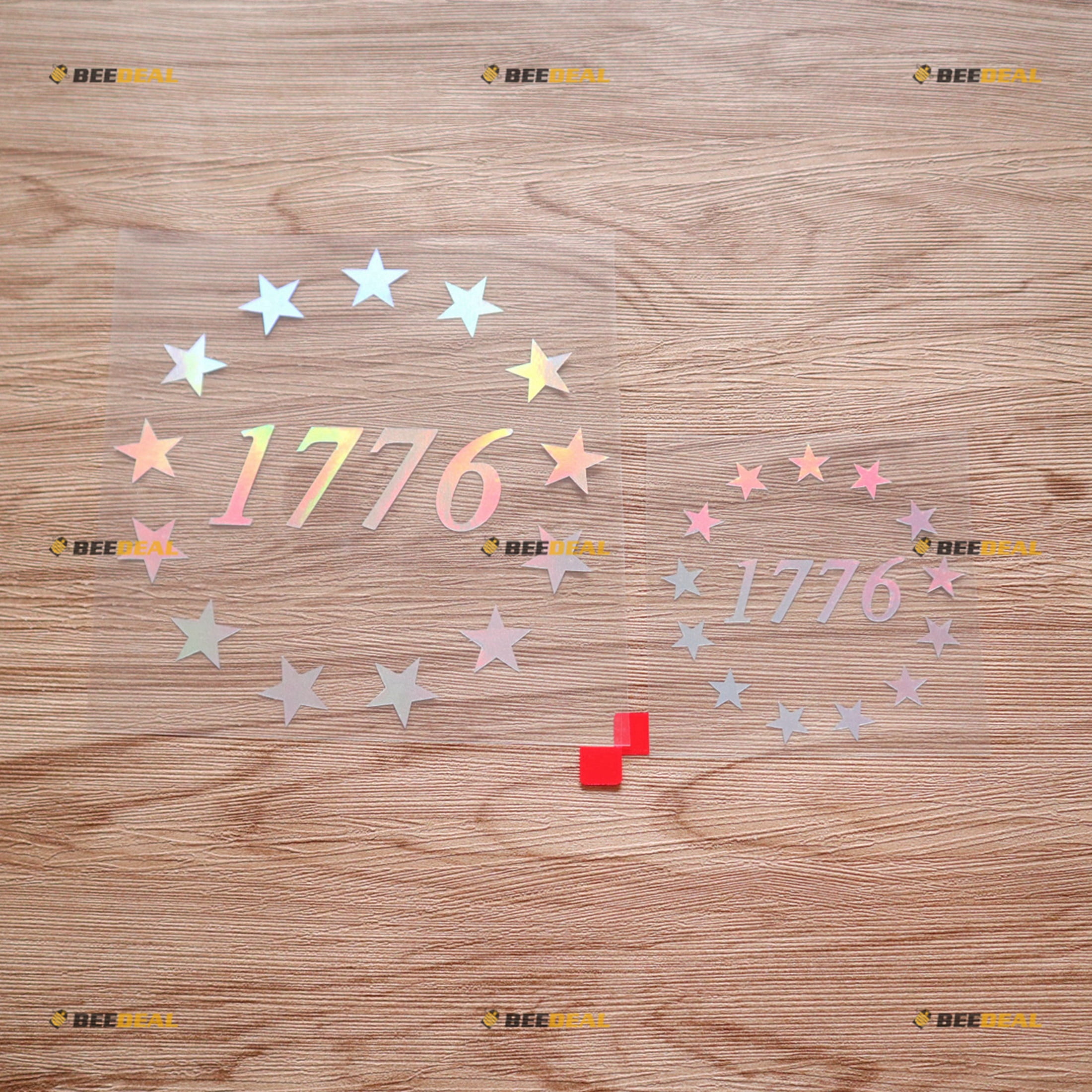 1776 Flag 13 Stars Circle Sticker Decal Vinyl 09242b - 2 Pack ...
