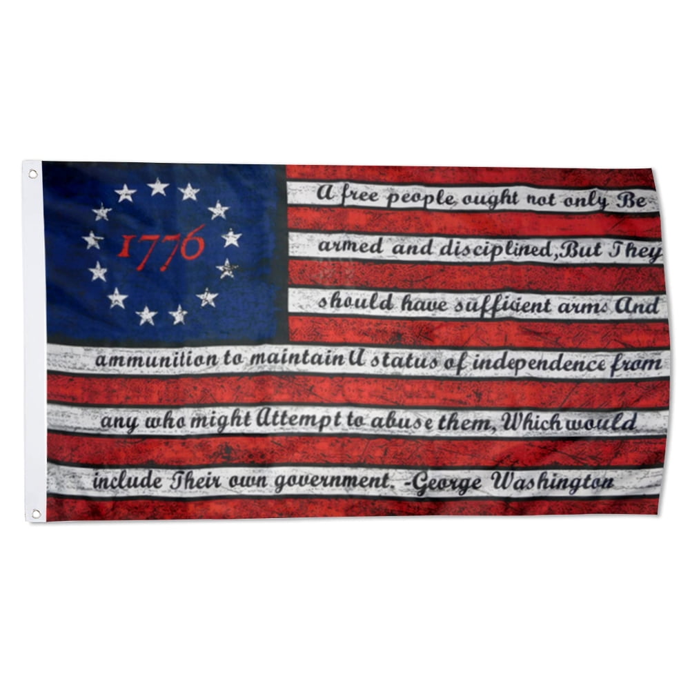 1776 George Washington USA Liberty Betsy Ross Flags Polyester 3x5 FT ...