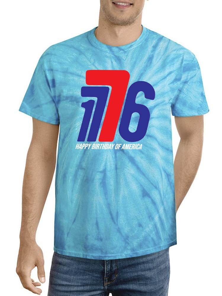1776 Happy Birthday Of America Tie Dye Cyclone Men -Image by ...