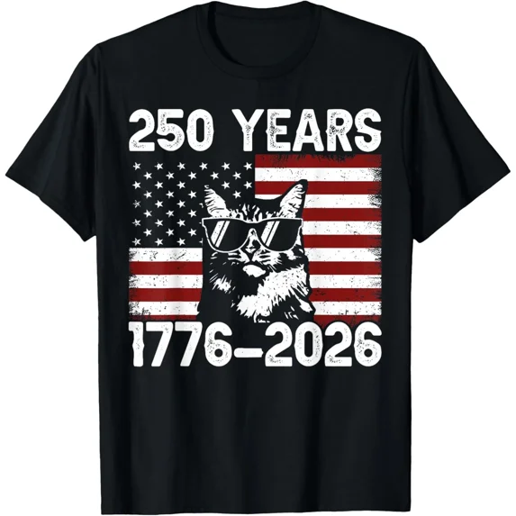 1776 To 2026 America 250 Years Strong Patriotic USA Design Unisex T ...