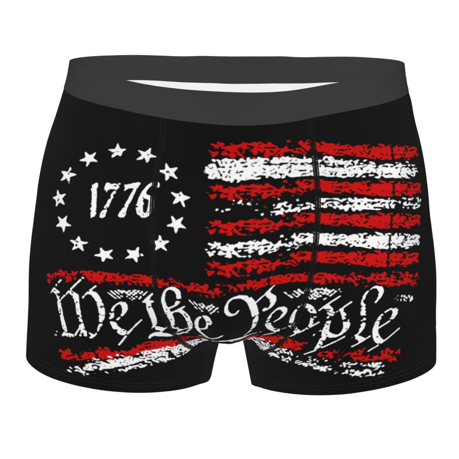 1776 We The People American Mens Boxer Briefs Funny Novelty Underwear ...