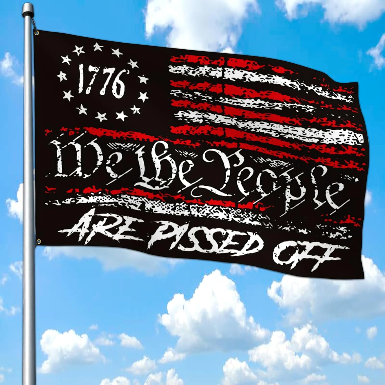 1776 We The People Are Pissed Off Flag - 3Ply Polyester, Heavy Duty ...