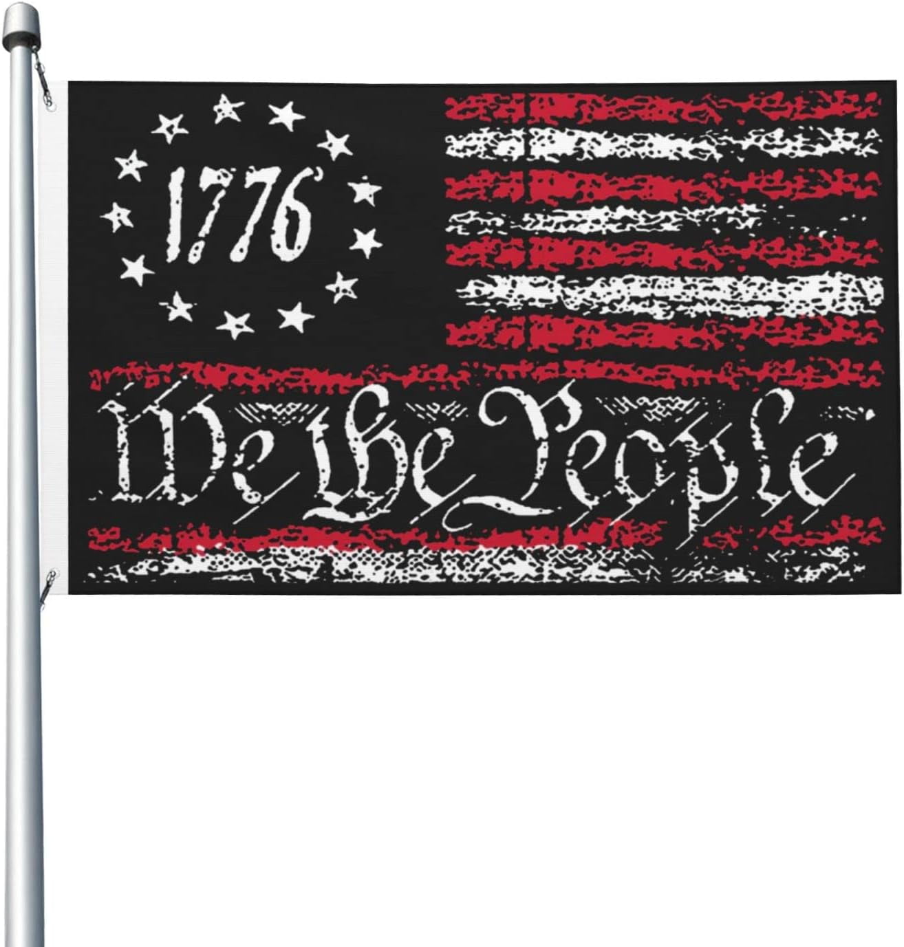 1776 We The People Double Sided Banner Banner Breeze Flag Decorative ...