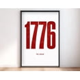 1776 to 2026 Poster, America 250 Years Anniversary Art, Bold Typography ...