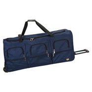40 in. Drop Bottom Rolling Duffle Bag, Navy - Walmart.com