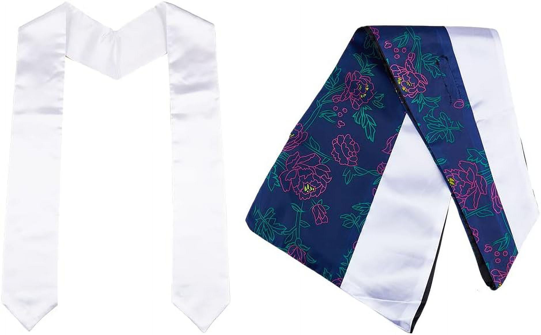 178cm Long Plain Graduation Stole Sash Sets 12cm Wide Sublimation Blank ...