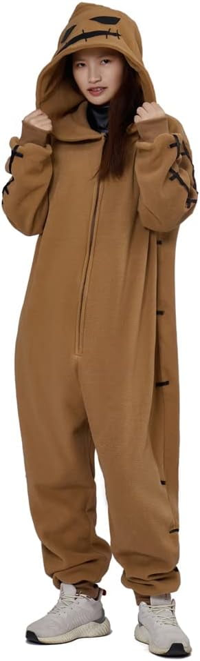 1791's lady Oogie Boogie Pajama Jack Onesie Anime One Piece Halloween ...