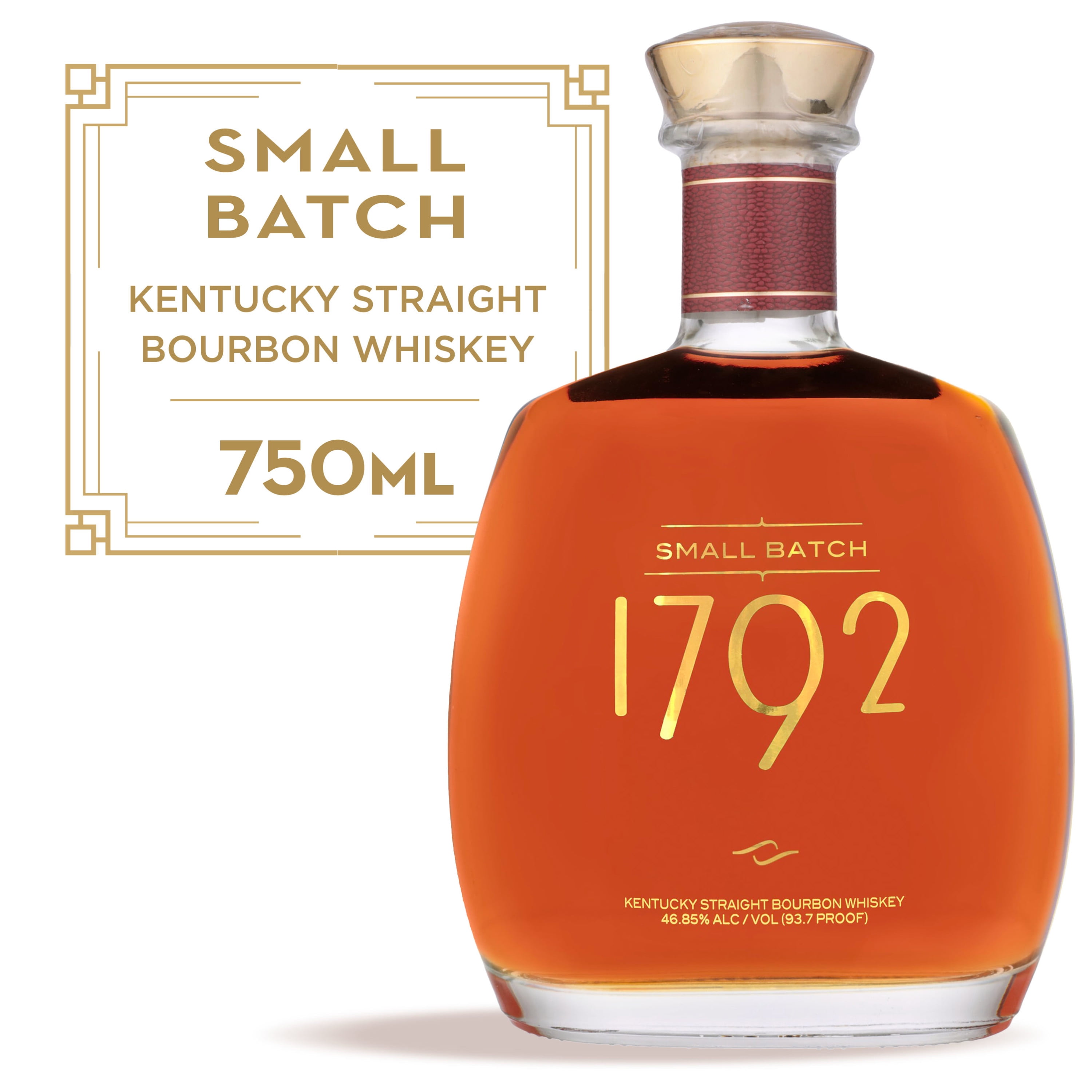 1792 Small Batch Kentucky Straight Bourbon Whiskey, 750 mL Liquor, 93.7 ...