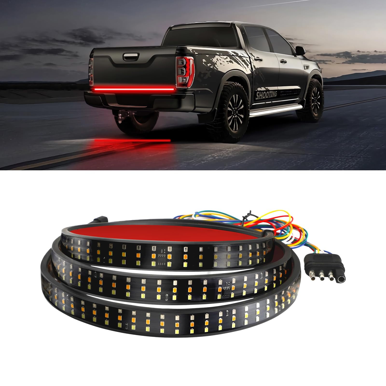 1797 Tailgate Light Bar IFF17 60 Inch LED Brake Light Strip for Truck ...