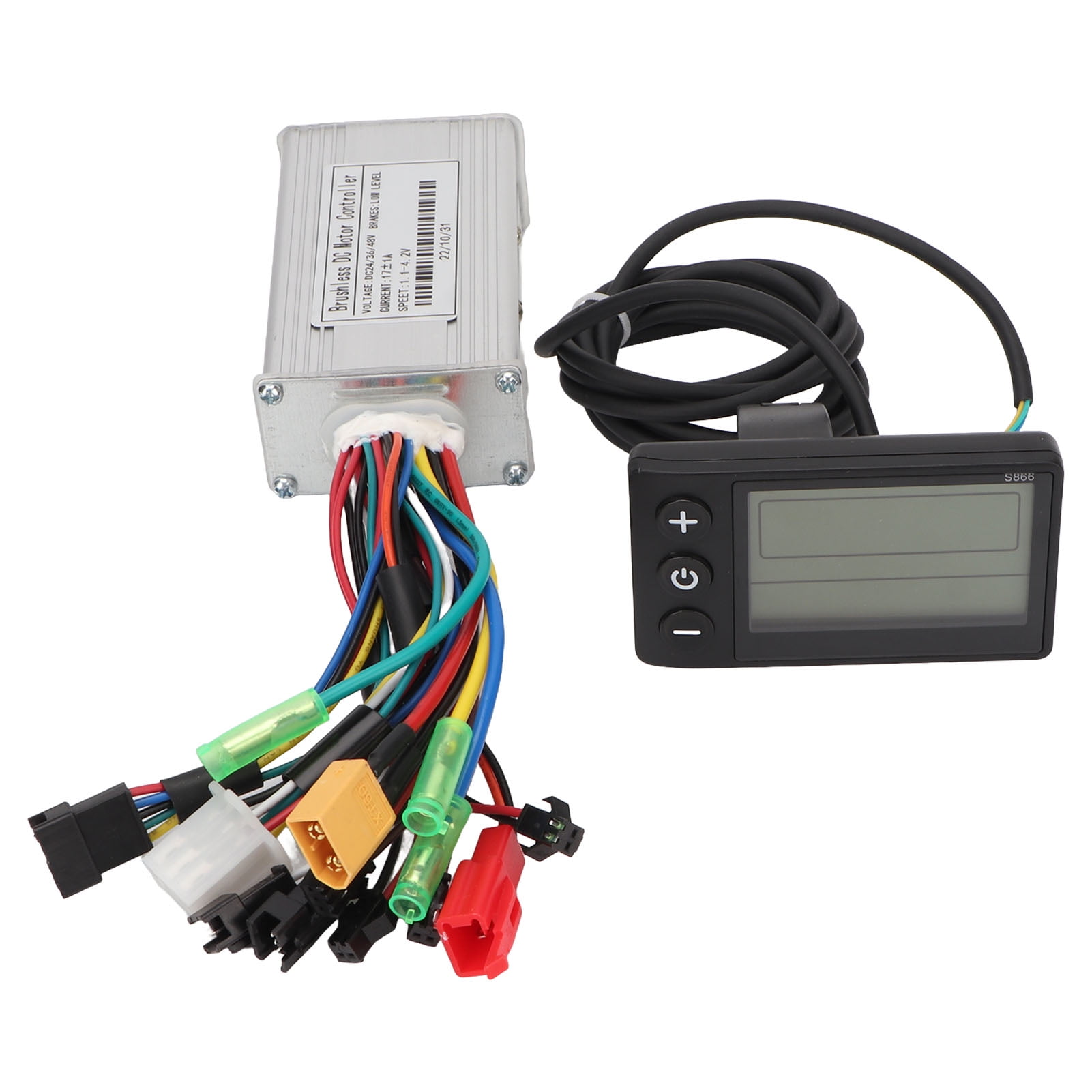 17A 3 Modes Sine Wave Controller Kit with S866 Panel Electric Bike ...