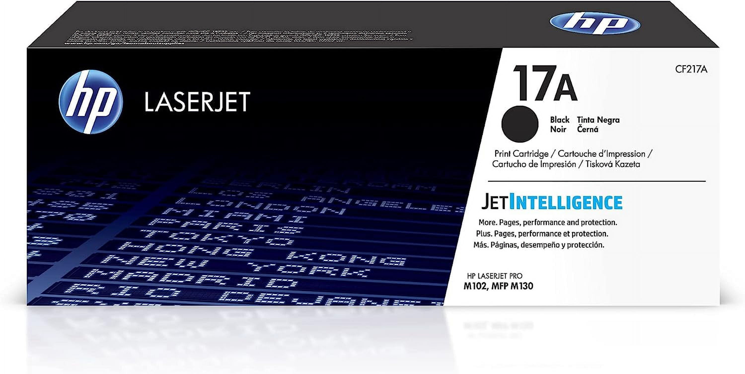 17A Black Toner Cartridge | Works with LaserJet Pro M102 Series, LaserJet Pro MFP M130 Series ...