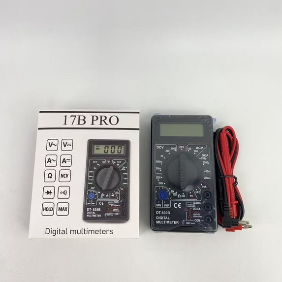 17B PRO Digital multimeters,Digital Multimeter with Buzzer Square Wave ...