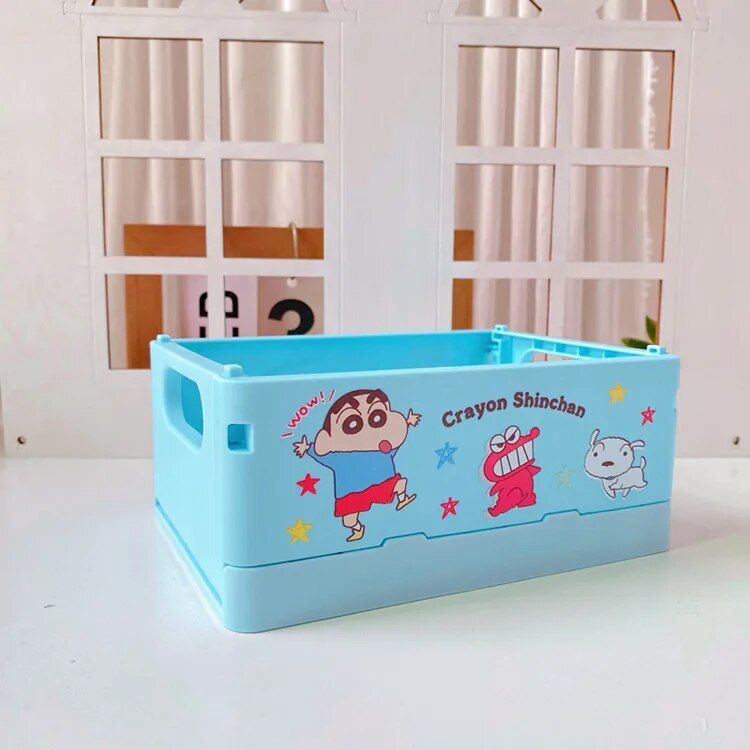 17CM Sanrioed Storage Box Foldable Kawaii Kuromi Melody Cinnamoroll Pom ...