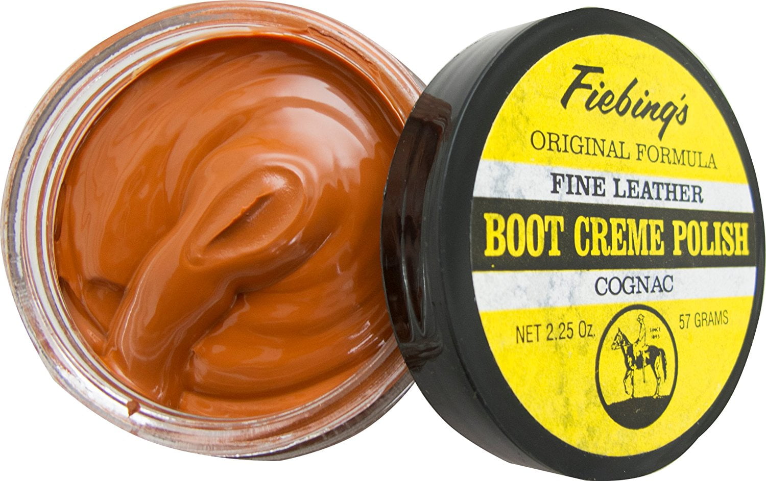 17FB Fiebing'S Boot Cream Polish Cognac 2 Ounce - Walmart.com