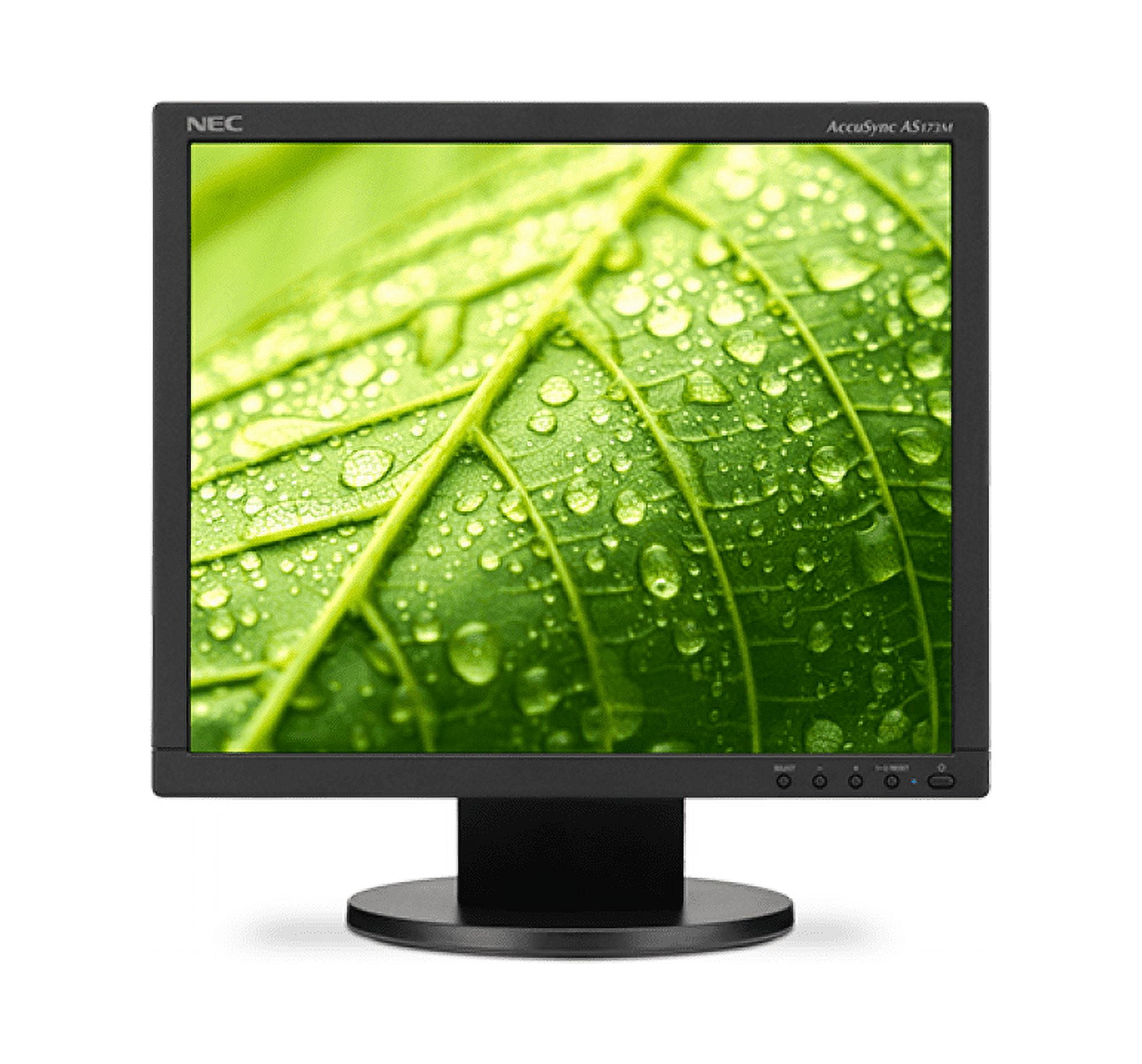 NEC Display AccuSync AS173M-BK 17" Class SXGA LCD Monitor 5:4 AS173MBK ...
